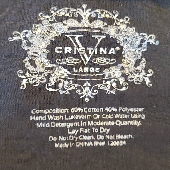 V Cristina | Tops | V Cristina Graphic Tee Short Sleeve | Poshmark